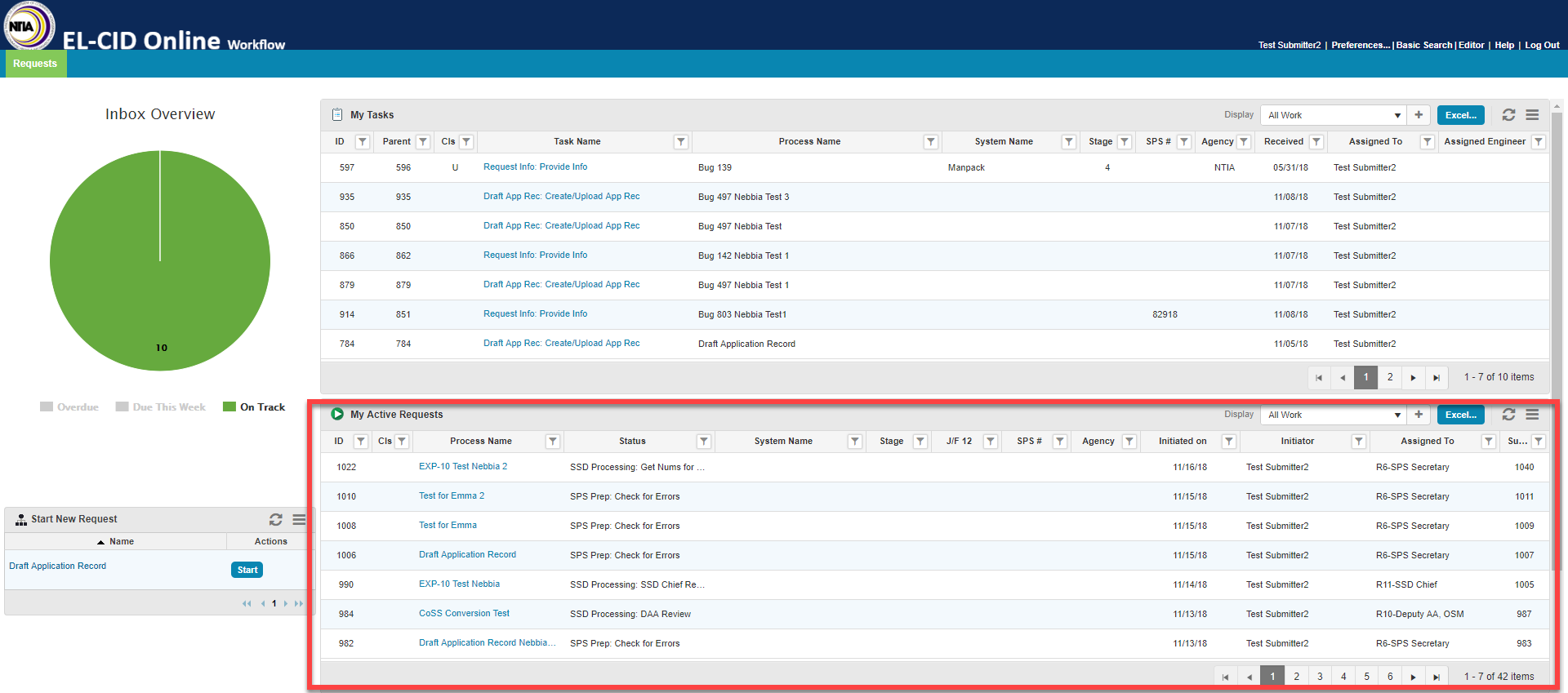 Agency Representative Tasks